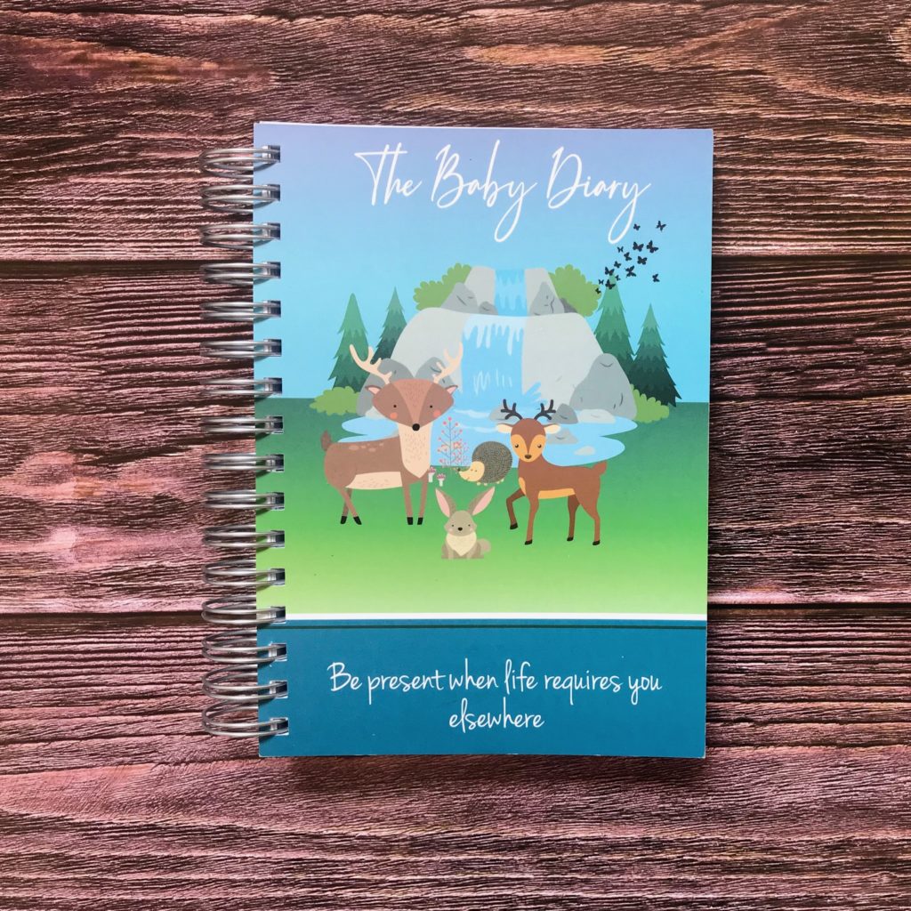 Woodland Animals Baby Diary - Baby Diary Co