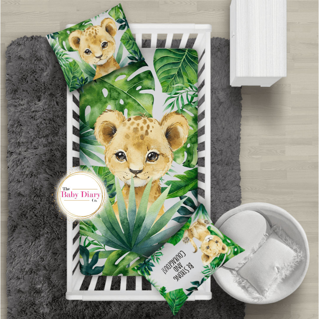 Ready Made Lion Bedding Set | Baby Diary Co